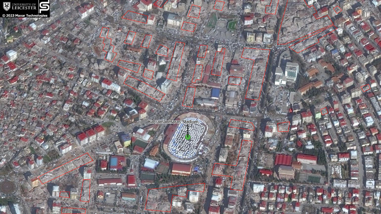 New satellite imagery reveals impact on urban landscape in wake of ...