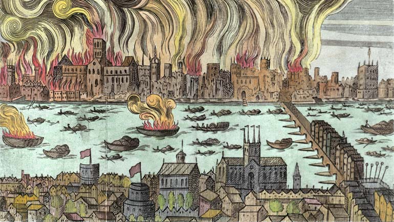First witness to the Great Fire of London uncovered by University of ...