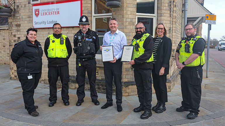 University nets crime prevention award | News | University of Leicester