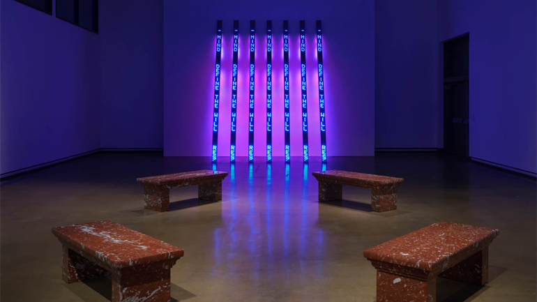 Influential artist Jenny Holzer on display at Attenborough Arts Centre ...