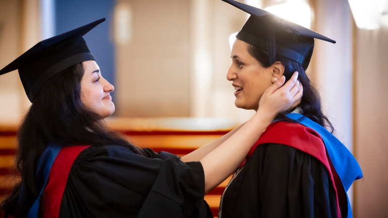Mum and daughter graduate with flying colours from the same course ...