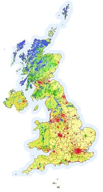 Large-scale changes in environment revealed through land cover map of ...