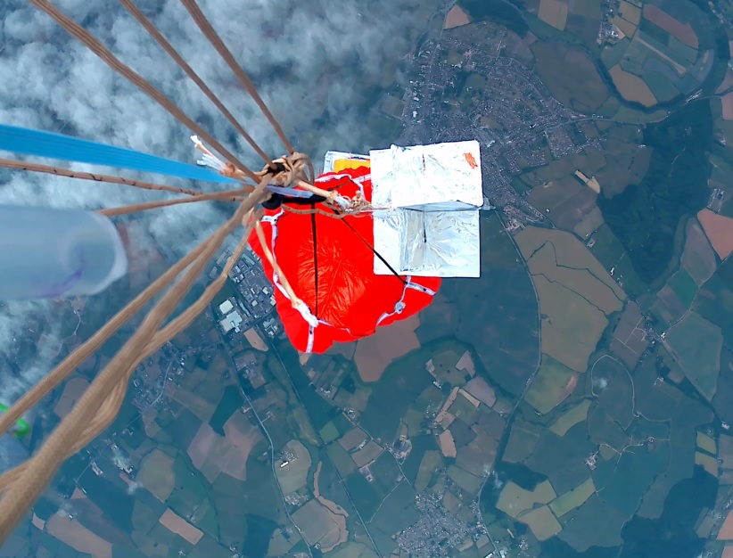 Student balloon flight project tests innovative descent system and ...